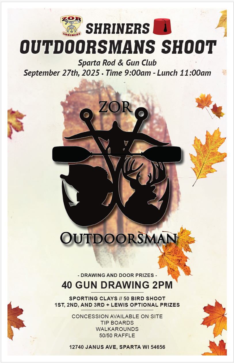 Zor's Outdoorsmen Shoot & Raffle - Explore Monroe County, Wisconsin